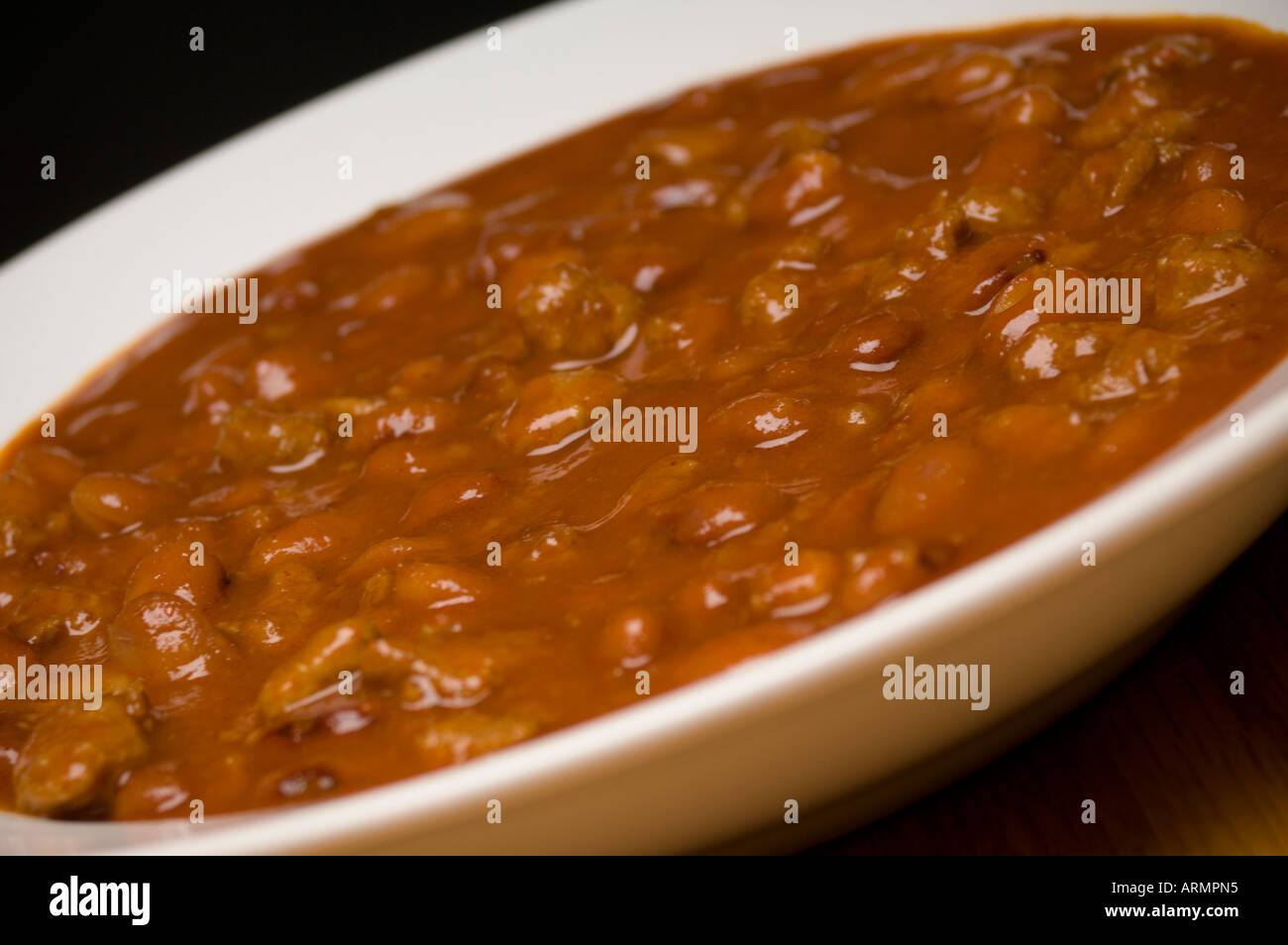Bowl of Chili Stock Photo - Alamy