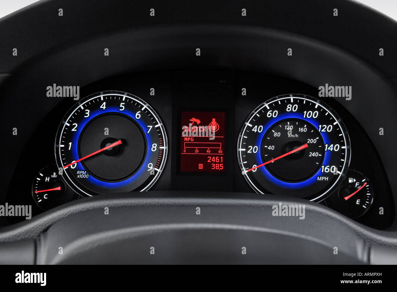 2008 Infiniti G Coupe G37 Sport in Blue - Speedometer/tachometer Stock ...