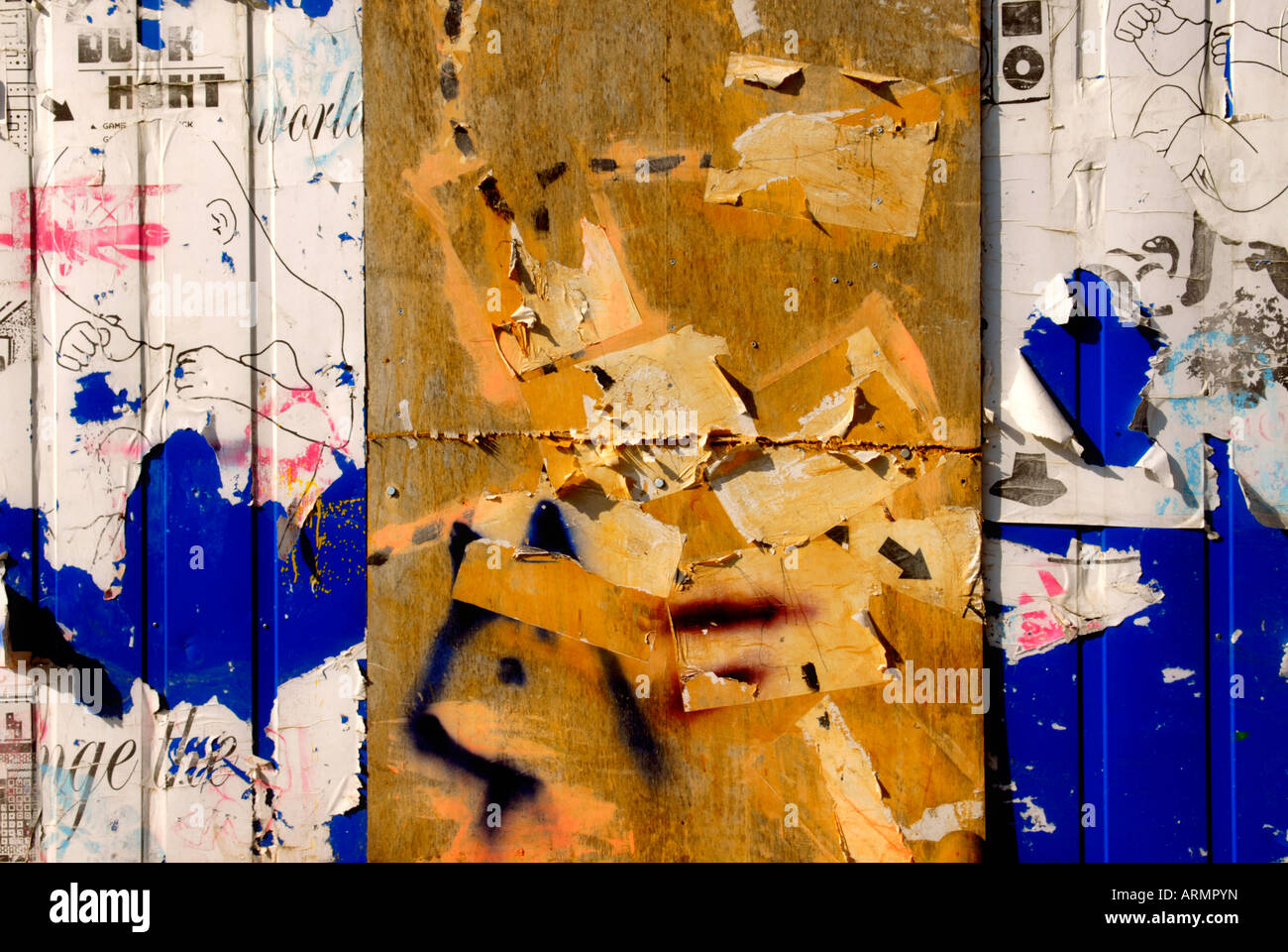 A Wall Covered in Graffiti Stock Photo - Alamy