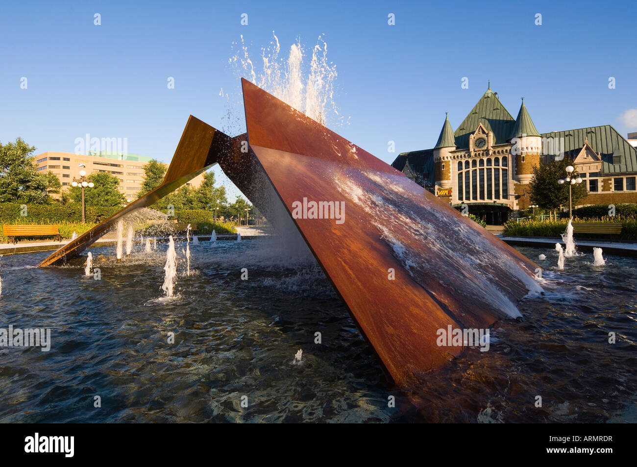 Quebec City train station, province of Quebec, Canada Stock Photo - Alamy