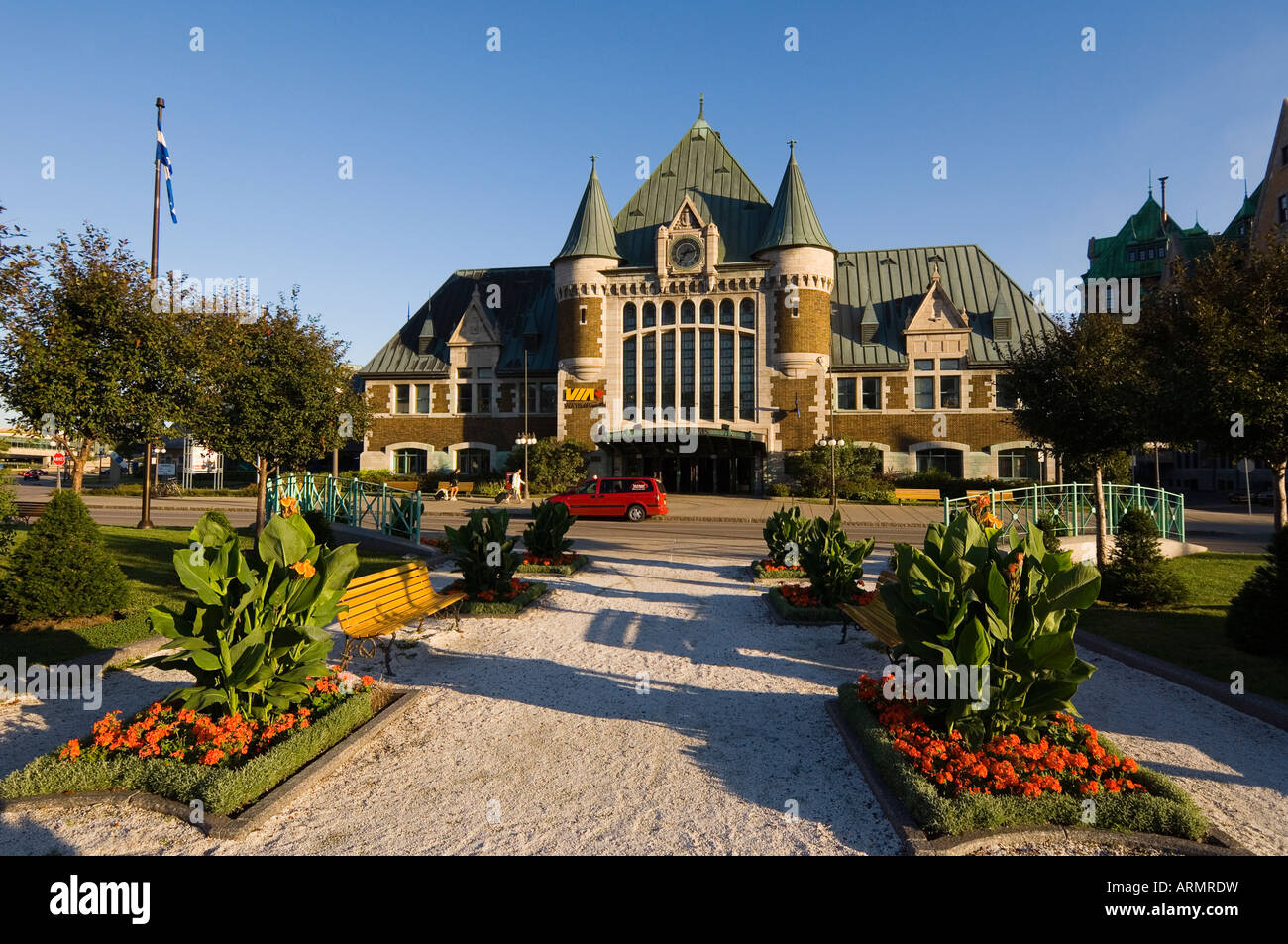 Quebec City train station, province of Quebec, Canada Stock Photo - Alamy