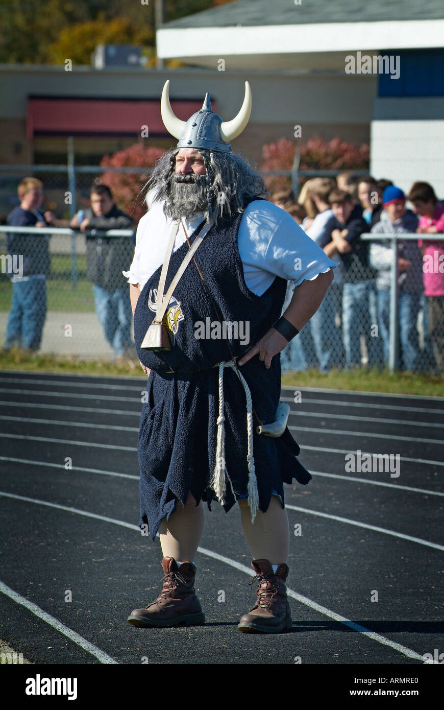 Pickup Truck Vikings Mascot Ragnar