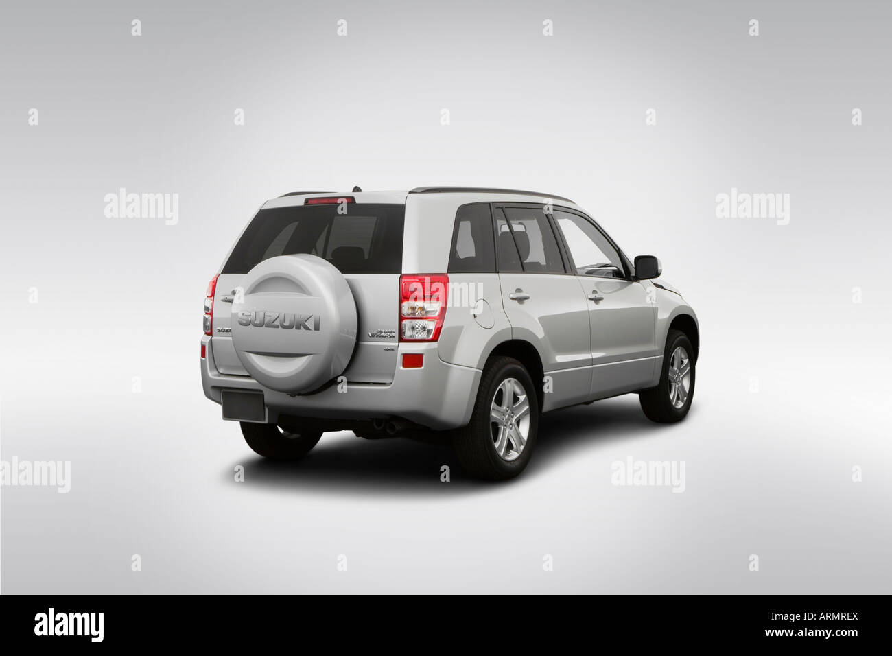 2008 Suzuki Grand Vitara Luxury in Silver - Rear angle view Stock Photo ...