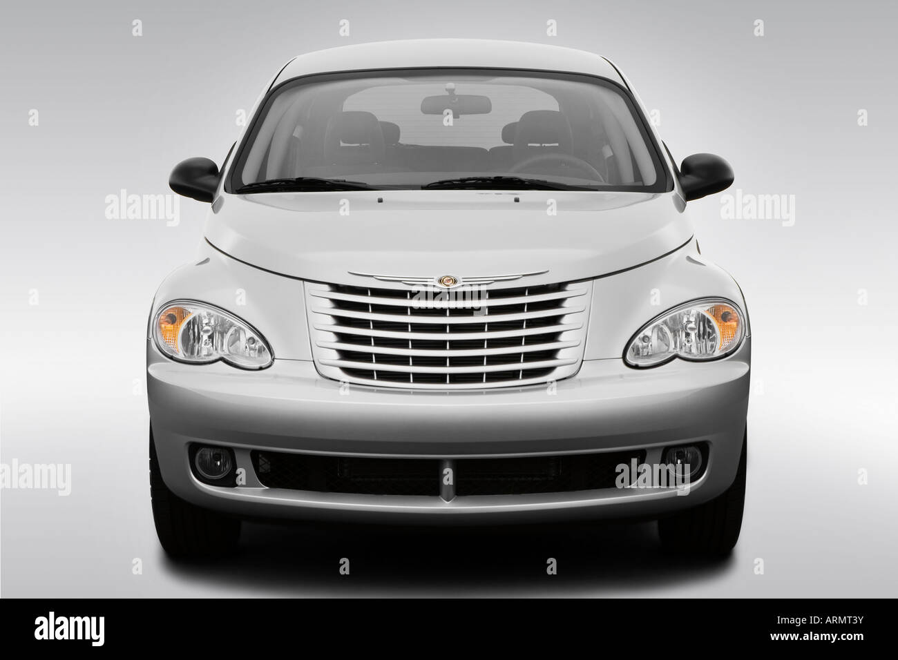 2008 Chrysler PT Cruiser Touring in Silver - Low/Wide Front Stock Photo ...