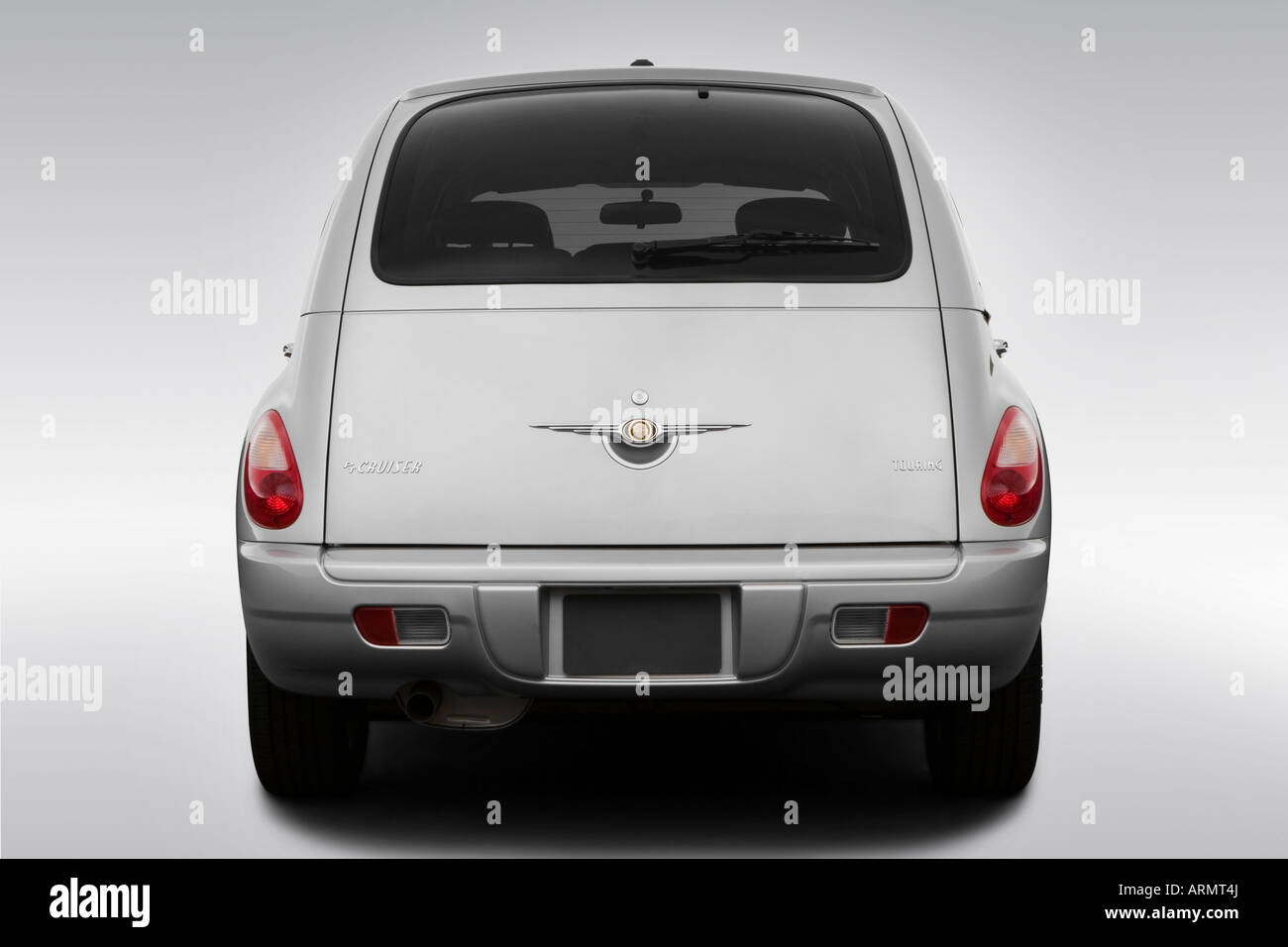 2008 Chrysler PT Cruiser Touring in Silver - Low/Wide Rear Stock Photo ...
