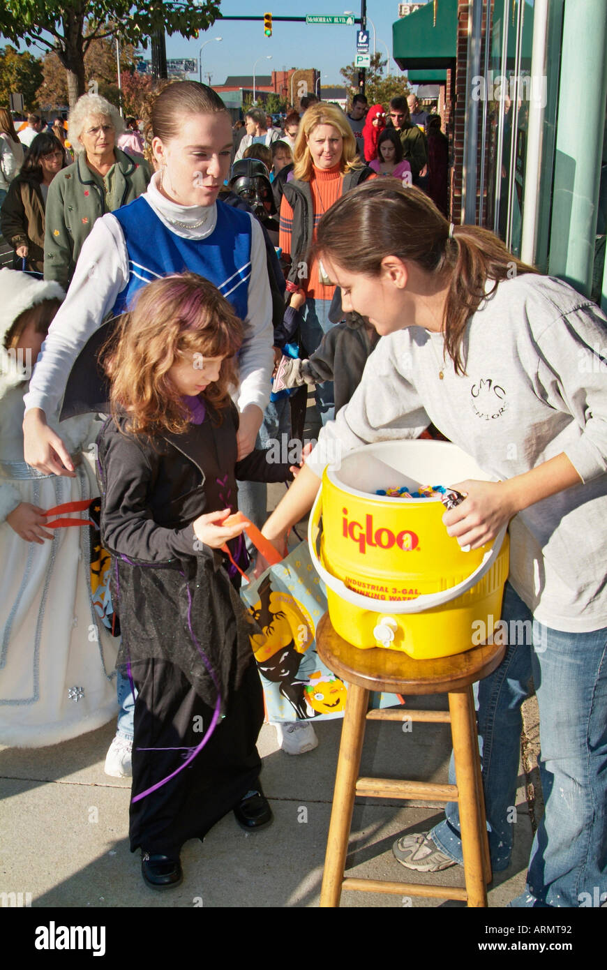 children and adults dress up in a variety of costumes Stock Photo - Alamy