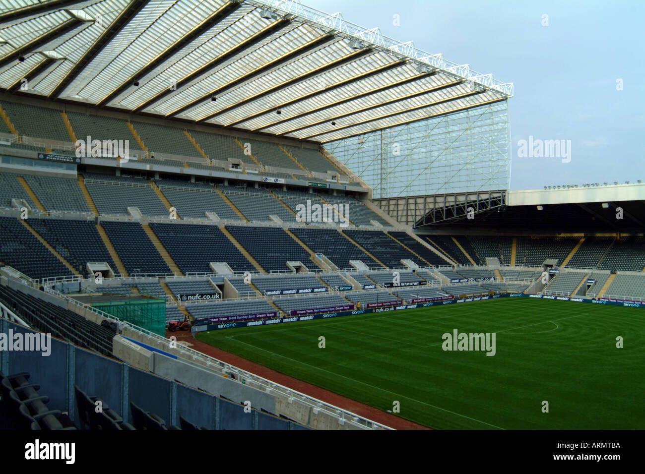 newcastle united soccer ground Stock Photo - Alamy