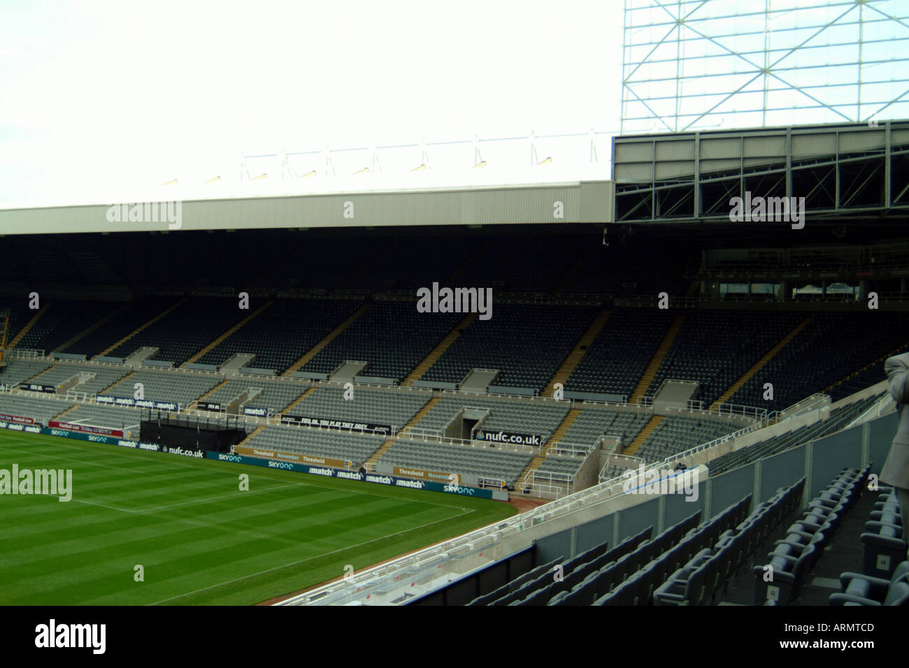 newcastle united soccer ground Stock Photo - Alamy