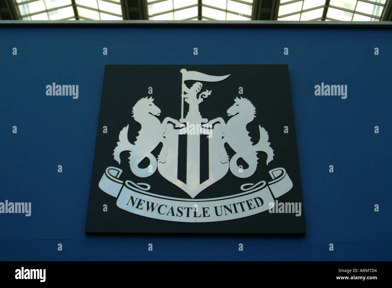 newcastle united crest Stock Photo - Alamy