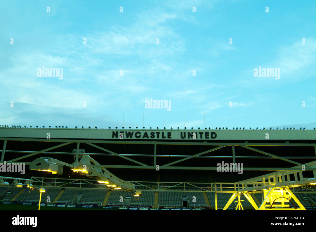 Newcastle united football stadium Stock Photo - Alamy