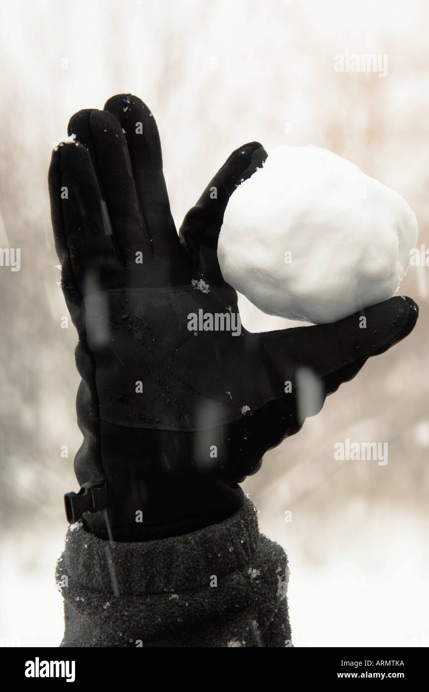 Snowball fighting winter hi-res stock photography and images - Alamy