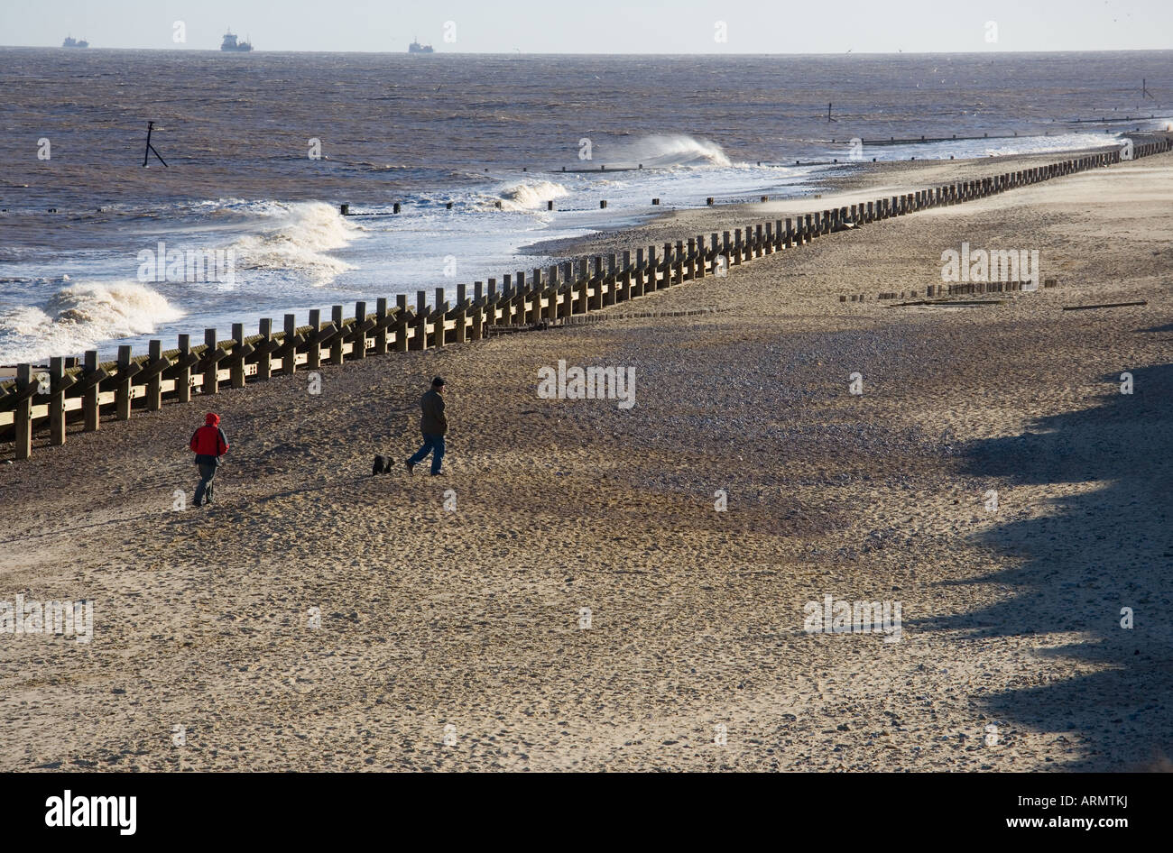 Smashed sea defences hi-res stock photography and images - Alamy