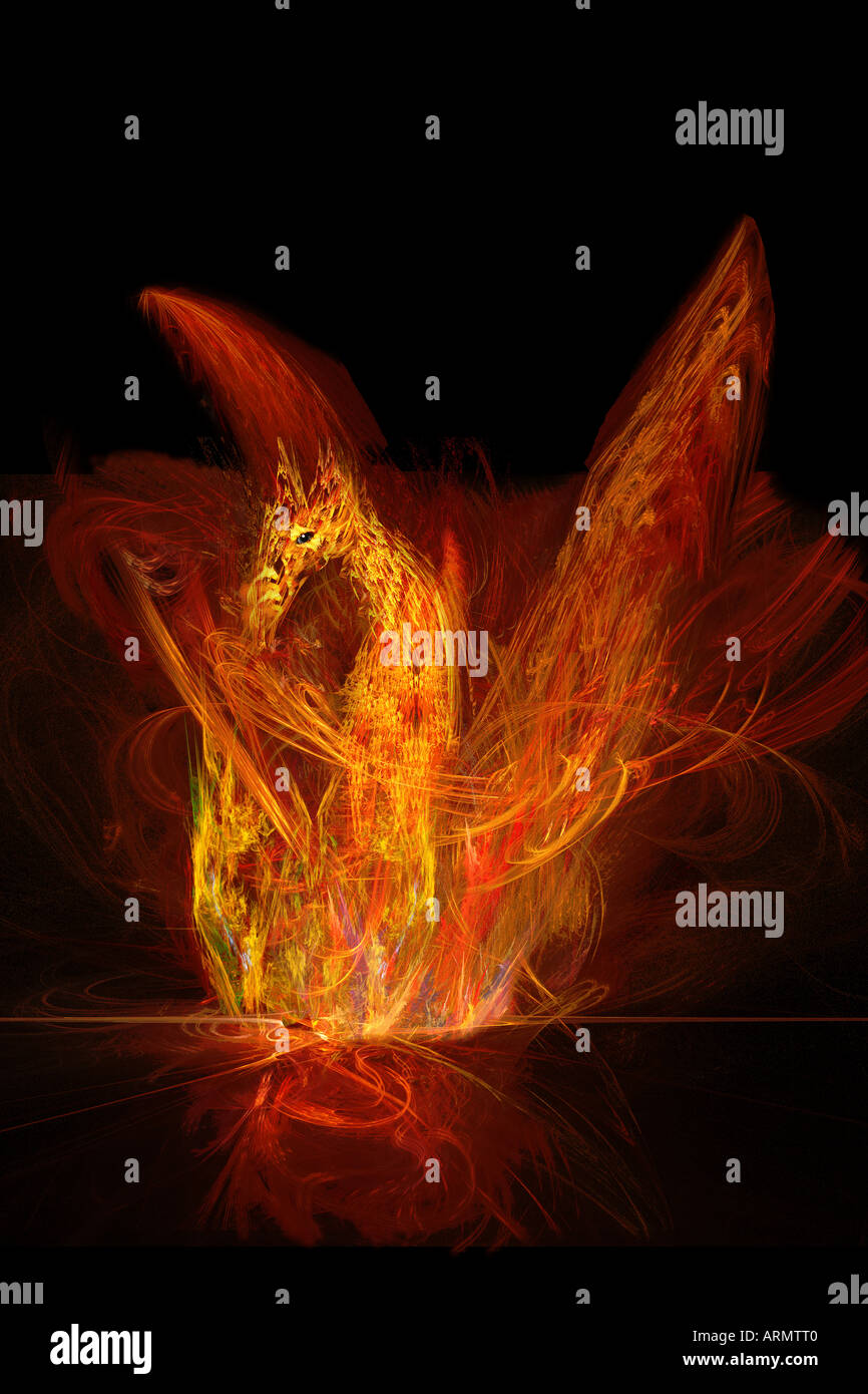 Phoenix bird and ashes hi-res stock photography and images - Alamy