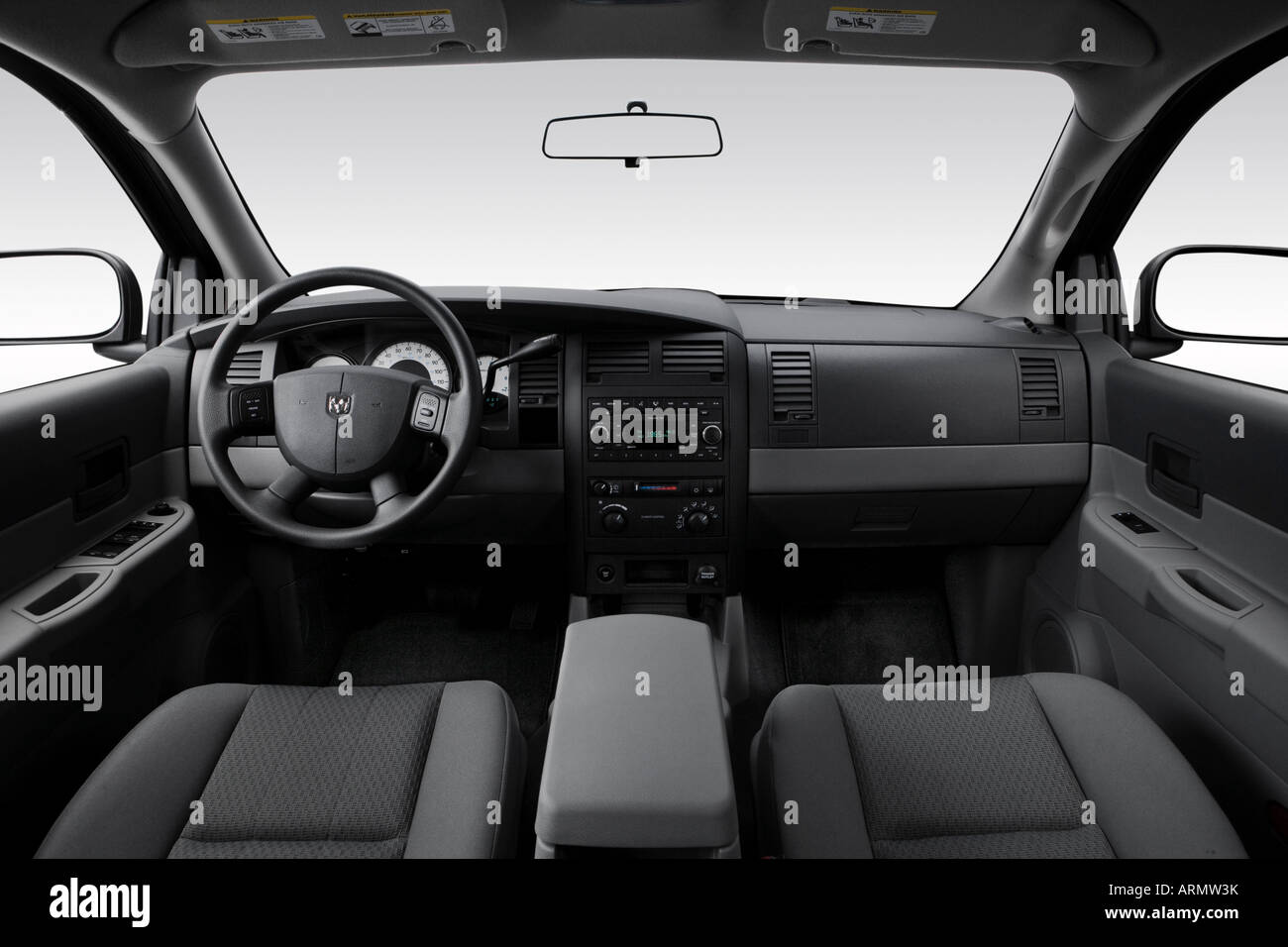 2008 Dodge Durango SXT in Blue - Dashboard, center console, gear ...