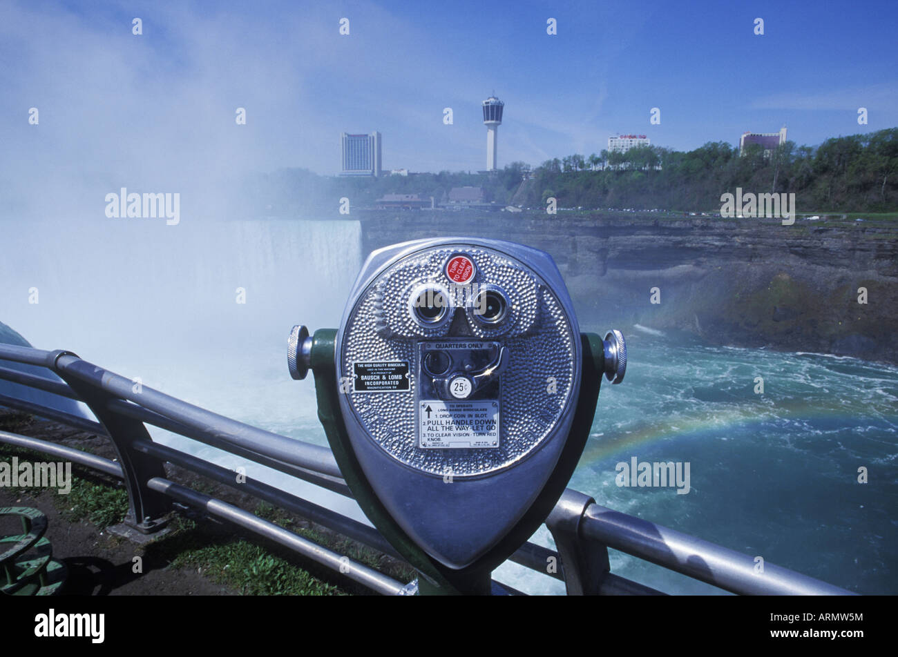 American Falls and viewscope, Niagara Falls, Ontario, Canada Stock ...
