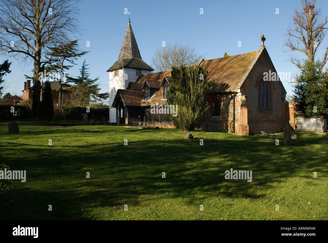 Greensted church hi-res stock photography and images - Alamy