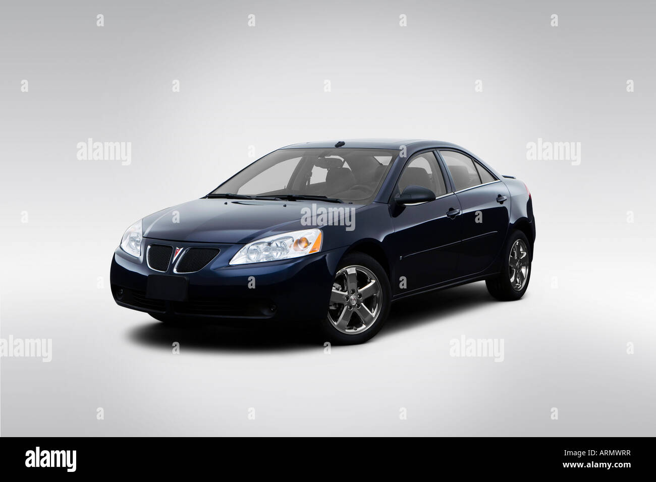 2008 Pontiac G6 GT in Blue - Front angle view Stock Photo - Alamy