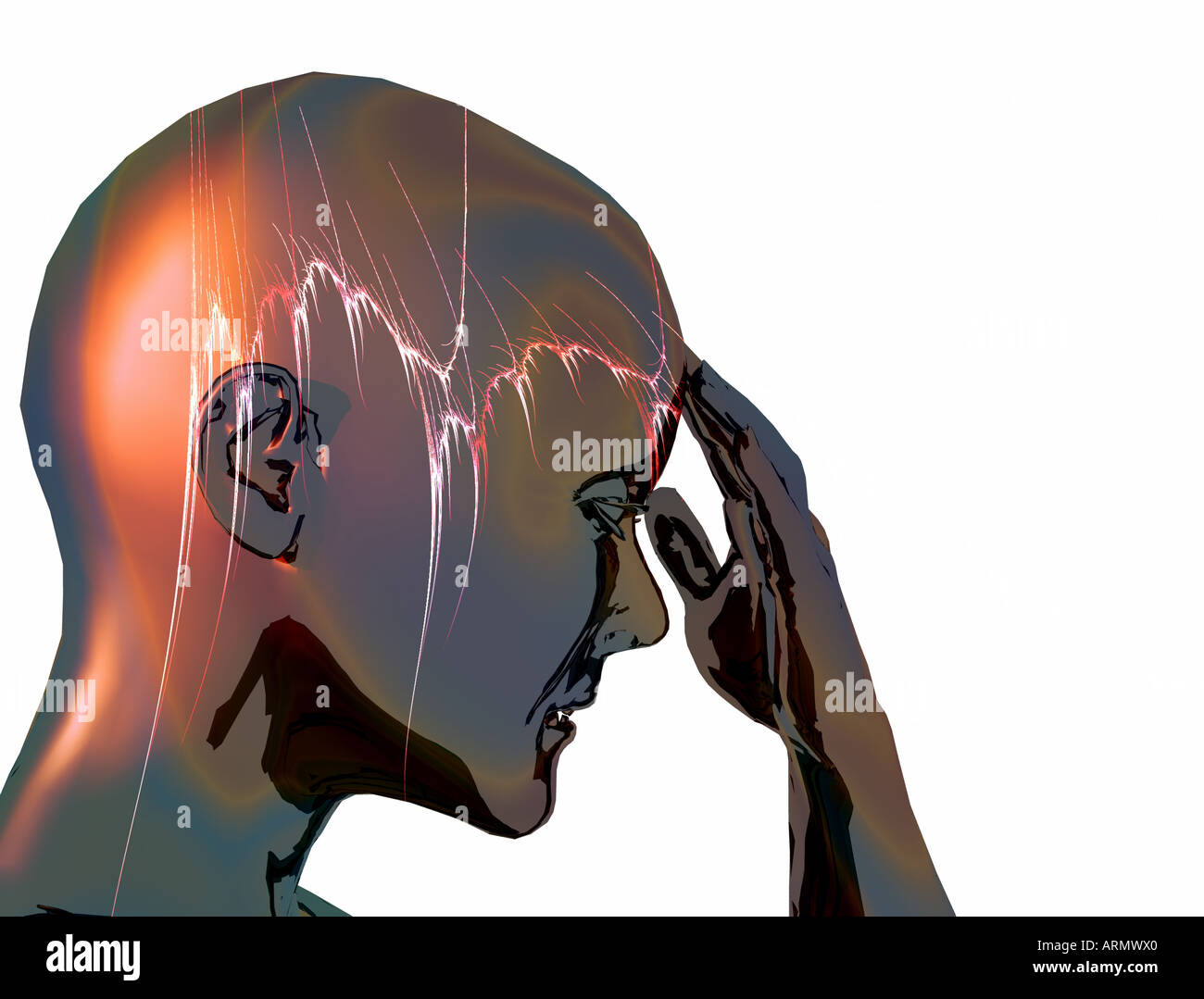 Really stressed out Stock Photo - Alamy