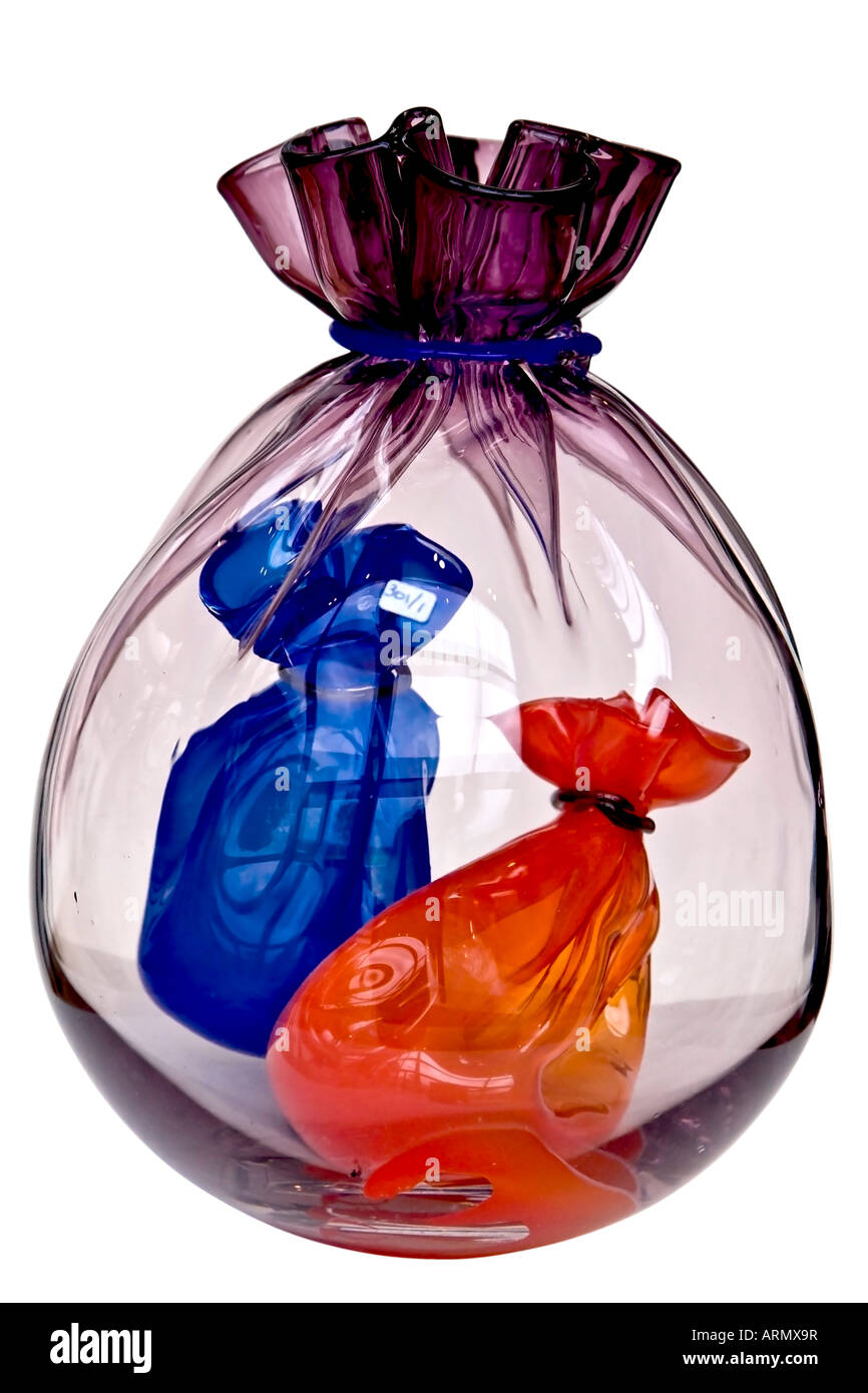 Two glass bags in one glass bag Stock Photo - Alamy
