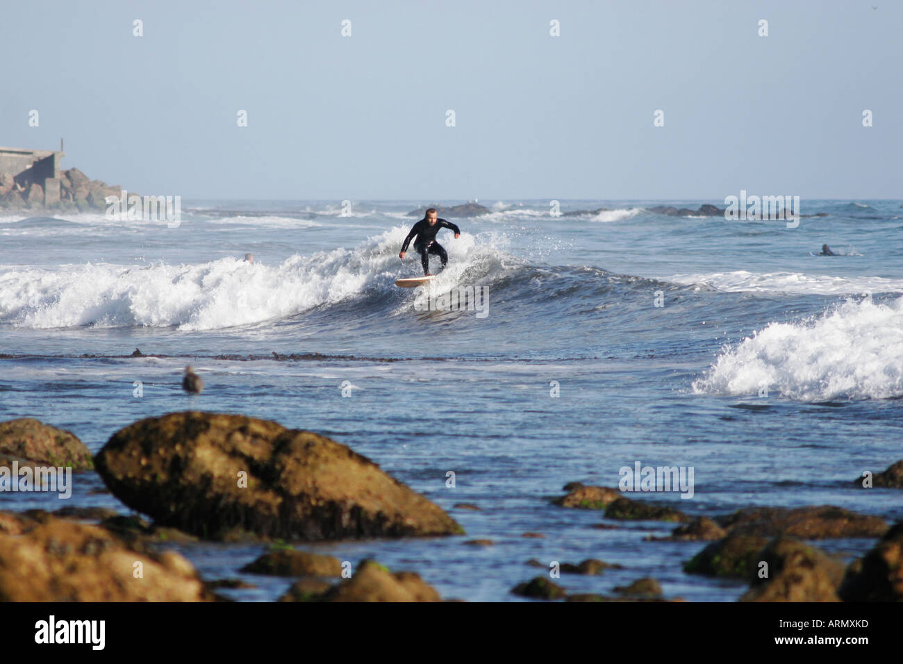Surfing at Malibu Stock Photo - Alamy
