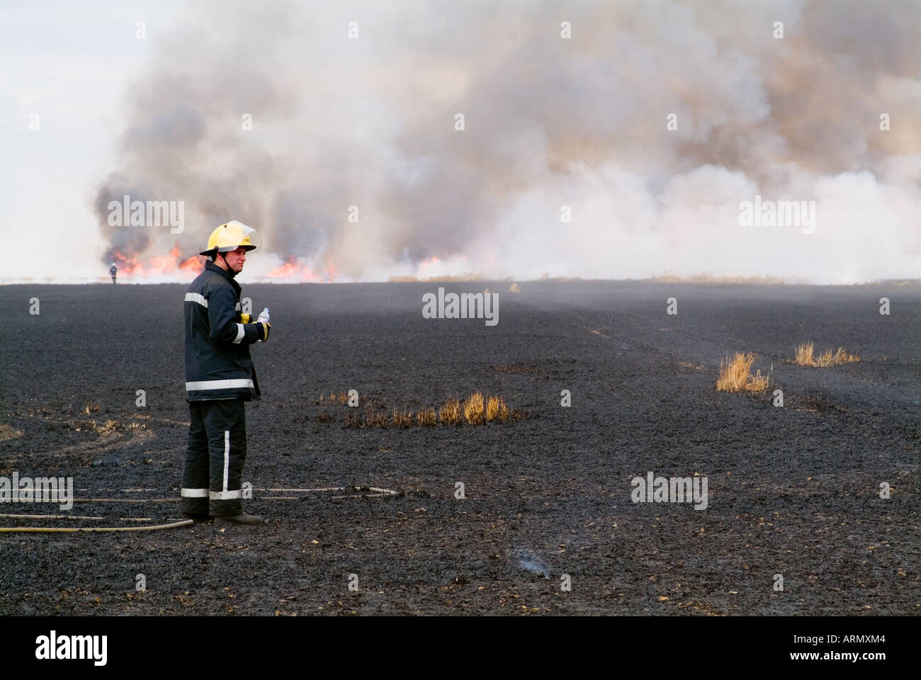 Fireman drinking water hi-res stock photography and images - Alamy