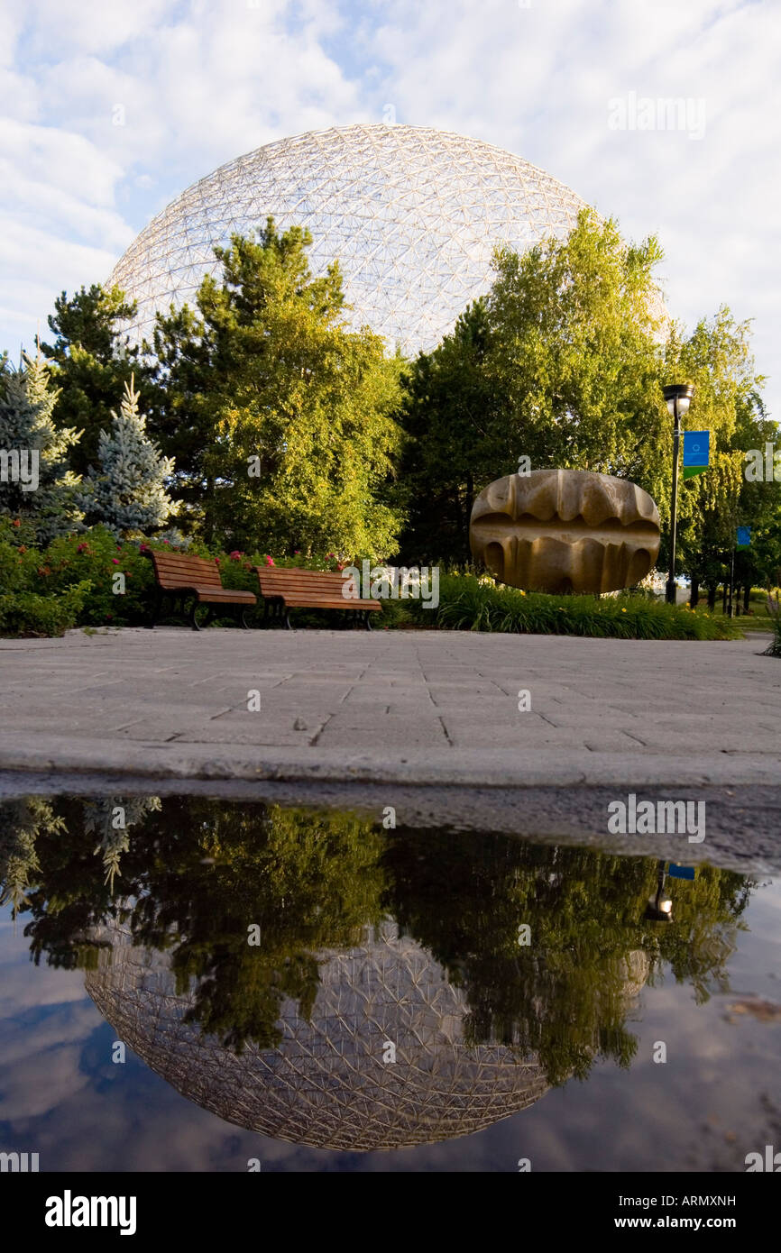 Montreal Biosphere a geodesic dome originally built as US pavillion at ...
