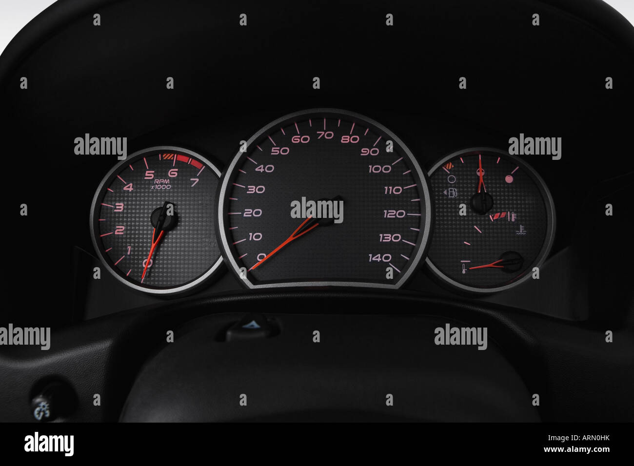 2008 Pontiac Grand Prix in Gray - Speedometer/tachometer Stock Photo ...