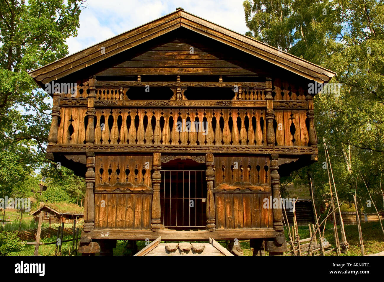 old farm in Bygdoy open air museum Oslo Stock Photo - Alamy