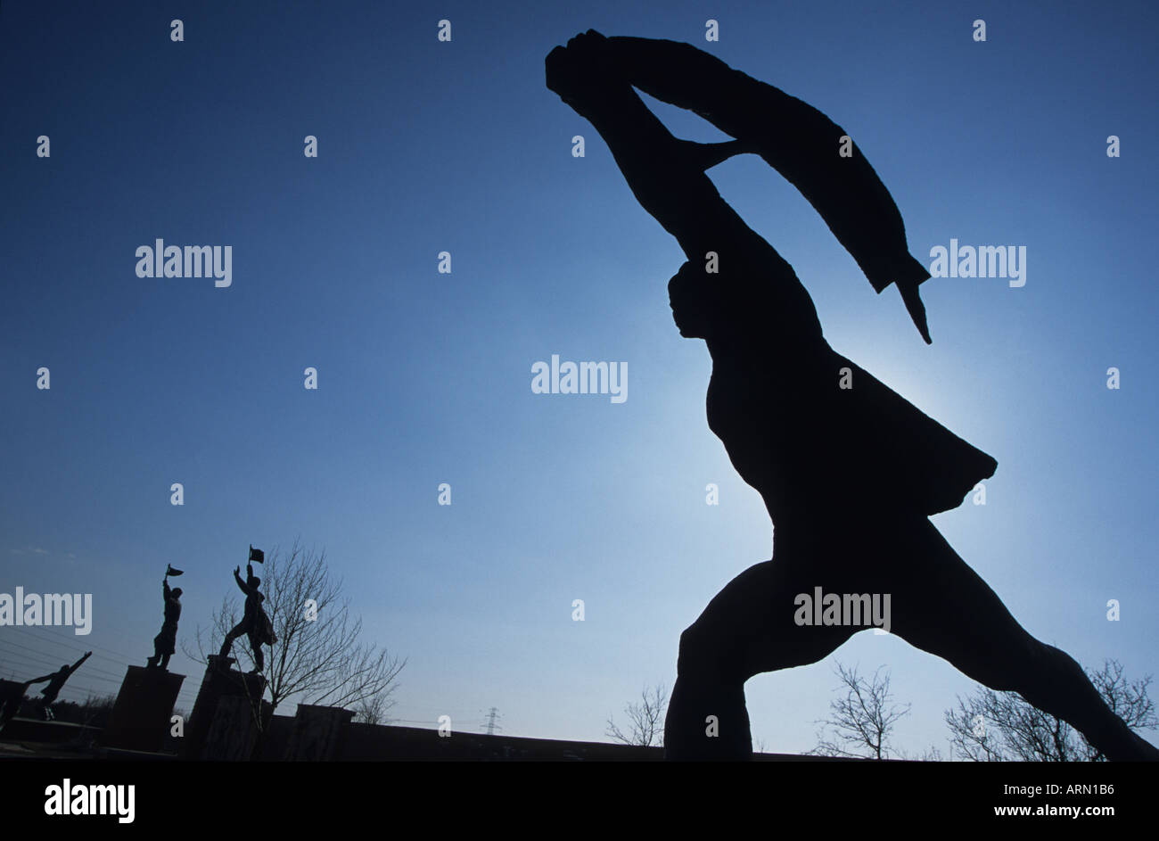 Communist statues in Budapest park Hungary Stock Photo - Alamy