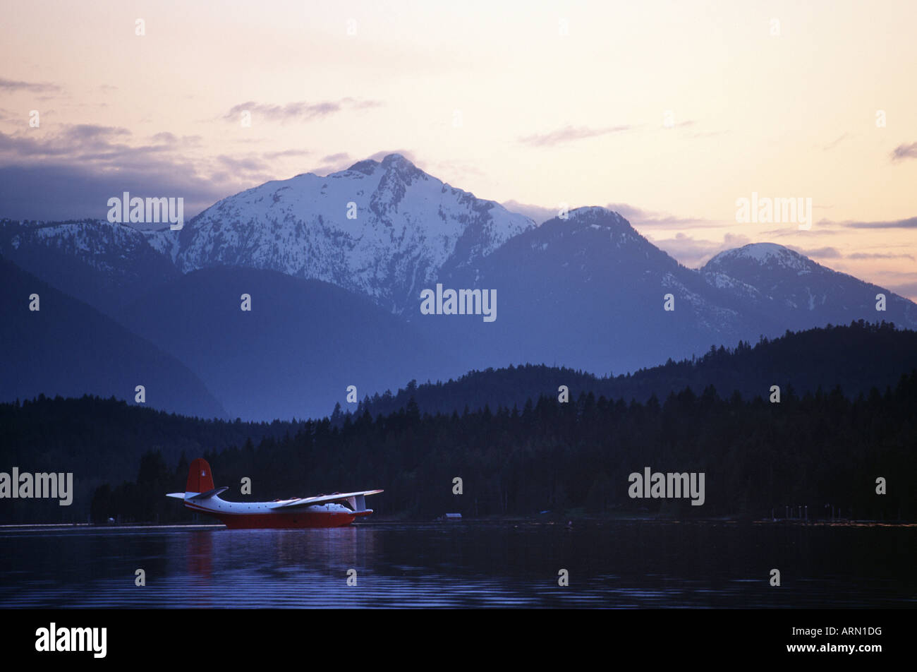Port Alberni, Sproat Lake Martin Mars water bomber, Vancouver Island ...