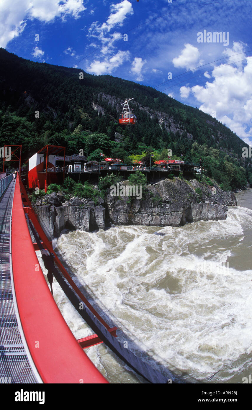 Fraser River at Hell's Gate canyon, British Columbia, Canada Stock ...