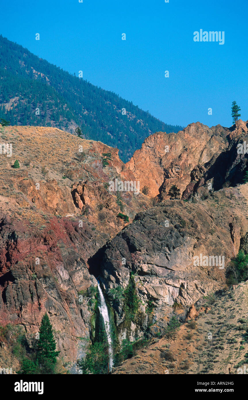 Spences Bridge, along highway 1,Murray Falls, British Columbia, Canada ...