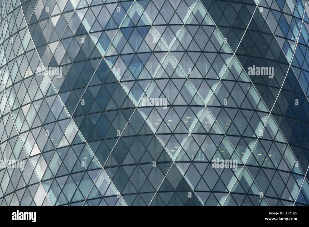 The Swiss Re Tower (aka the gherkin) designed by Sir Norman Foster ...