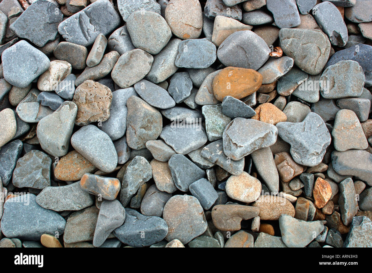 Pebbles On A Beach Stock Photo - Alamy