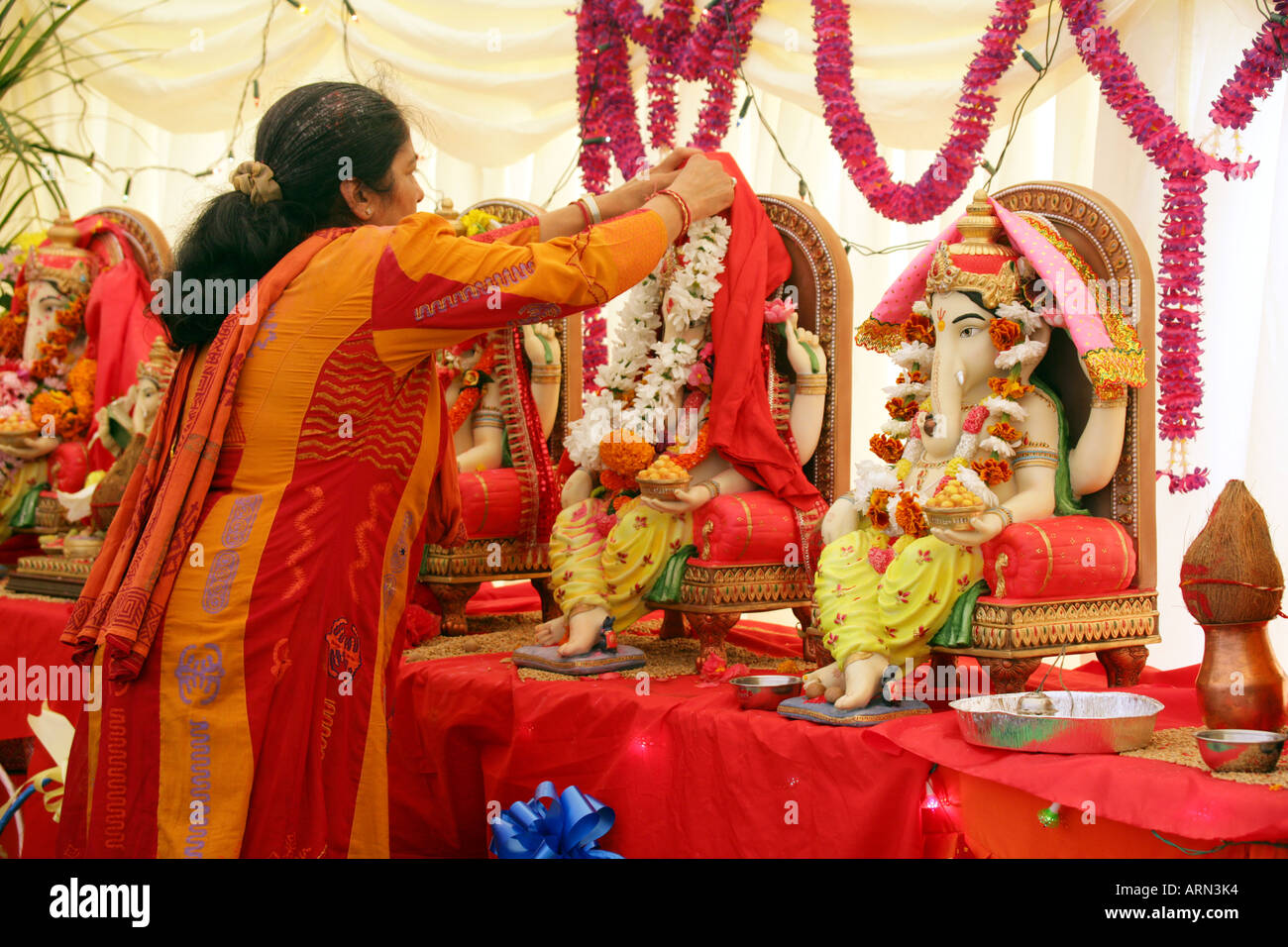 Ananta Chaturdashi celebrations for the birthday of Hinduism's god of ...
