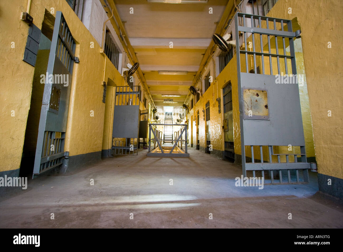 Cells and Cellblock in Victoria Prison Hong Kong Stock Photo - Alamy
