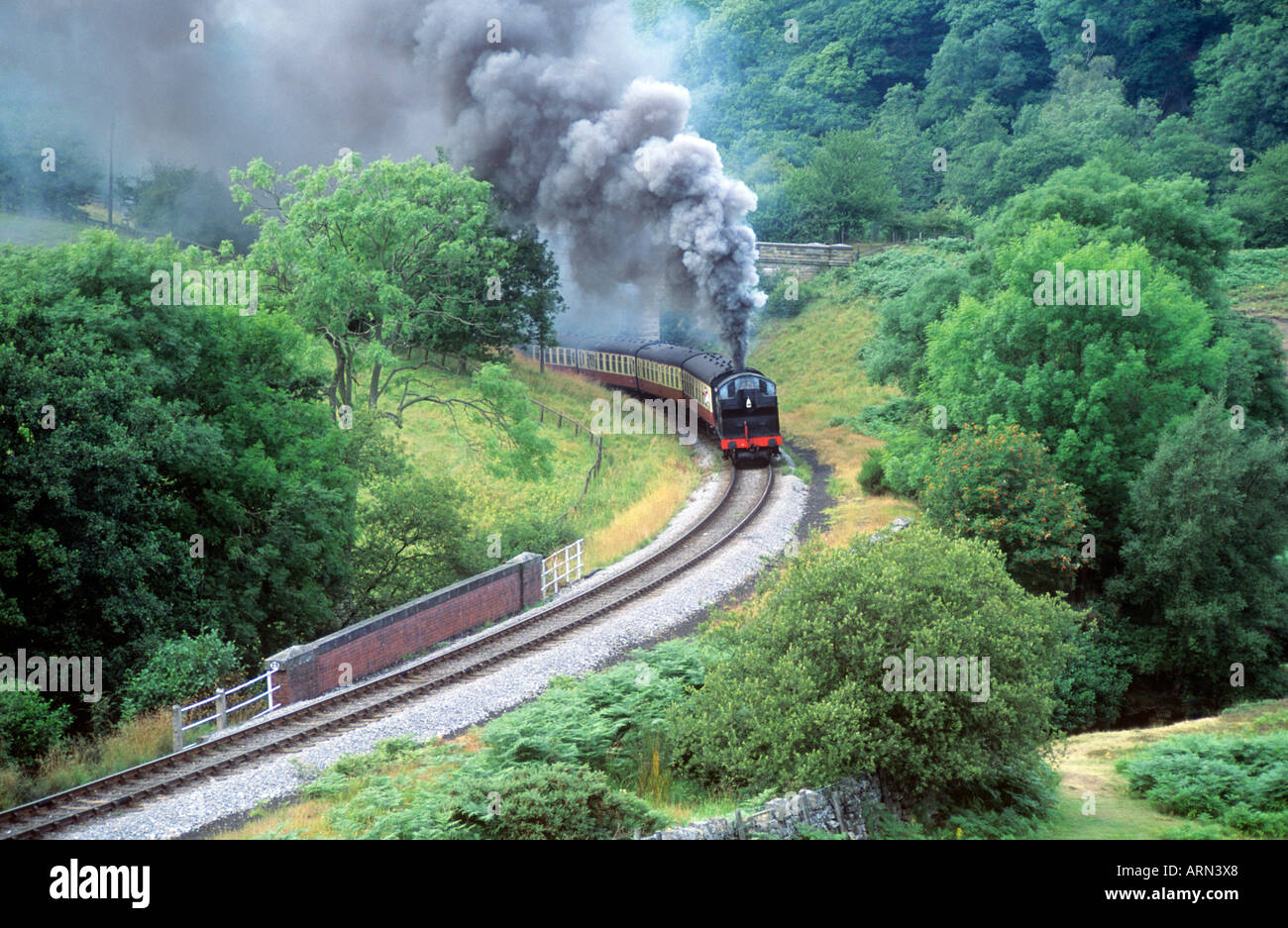 Railway Track Through The Moors High Resolution Stock Photography and ...