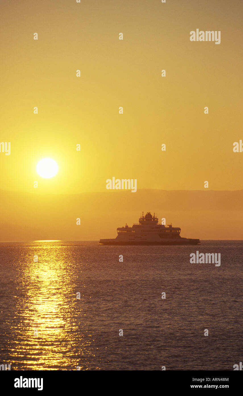 BC Ferry enroute to Fulford Harbour, Salt Spring Island from Swartz Bay ...