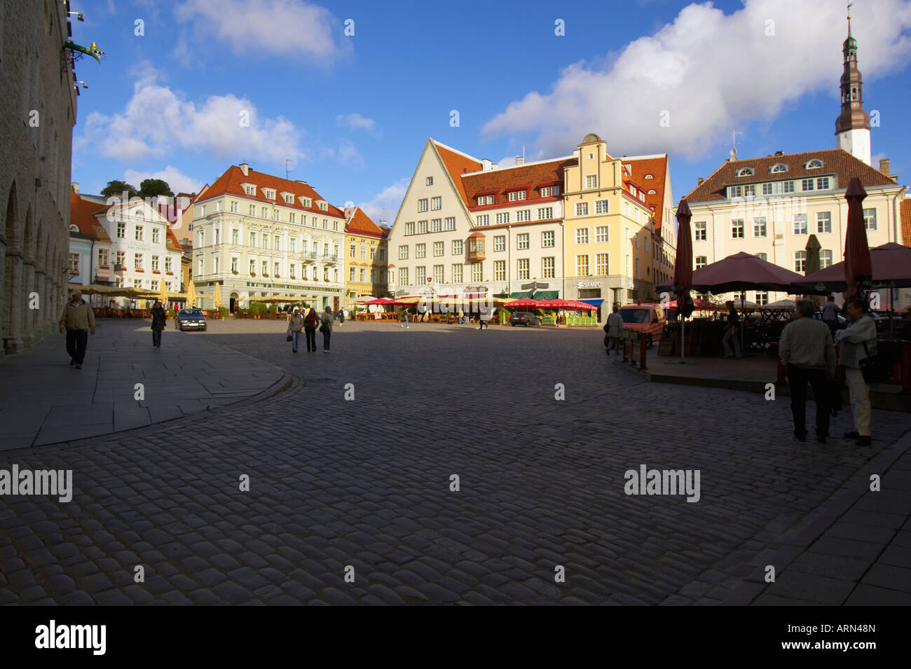Main Square Tallinn Estonia Stock Photo - Alamy