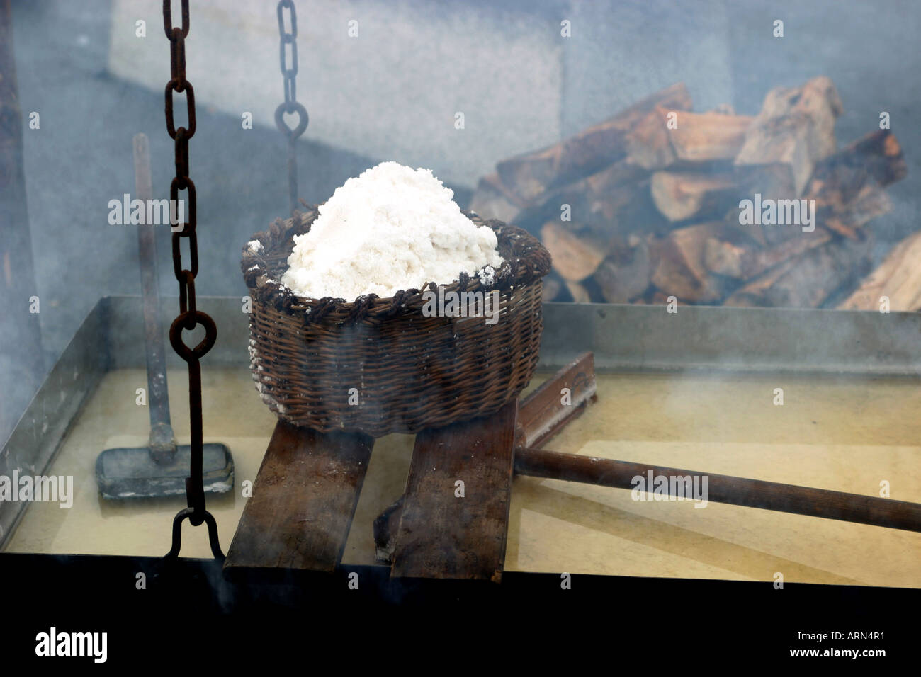 Making salt in Norway Stock Photo - Alamy