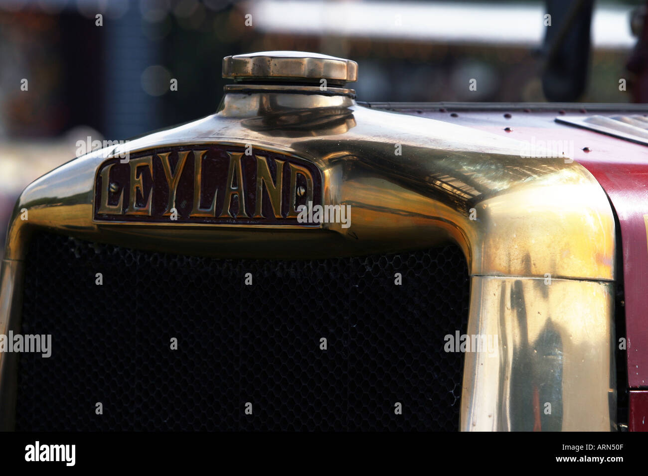 Leyland Vintage Lorry Radiator Stock Photo - Alamy