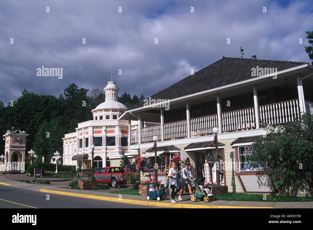 Chemainus (town of murals), Vancouver Island, British Columbia, Canada ...