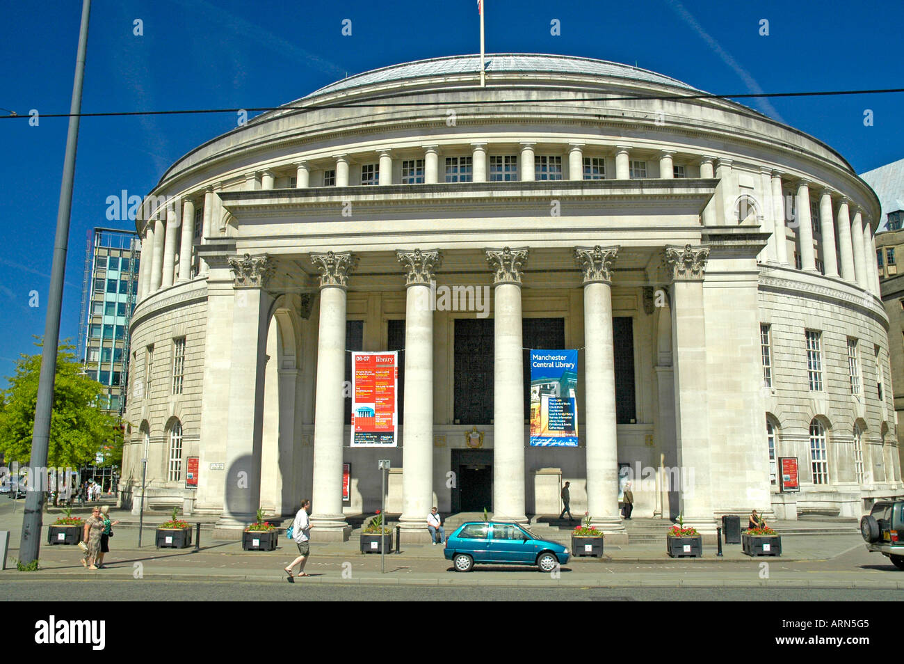 Manchester Central Library, England Stock Photo - Alamy