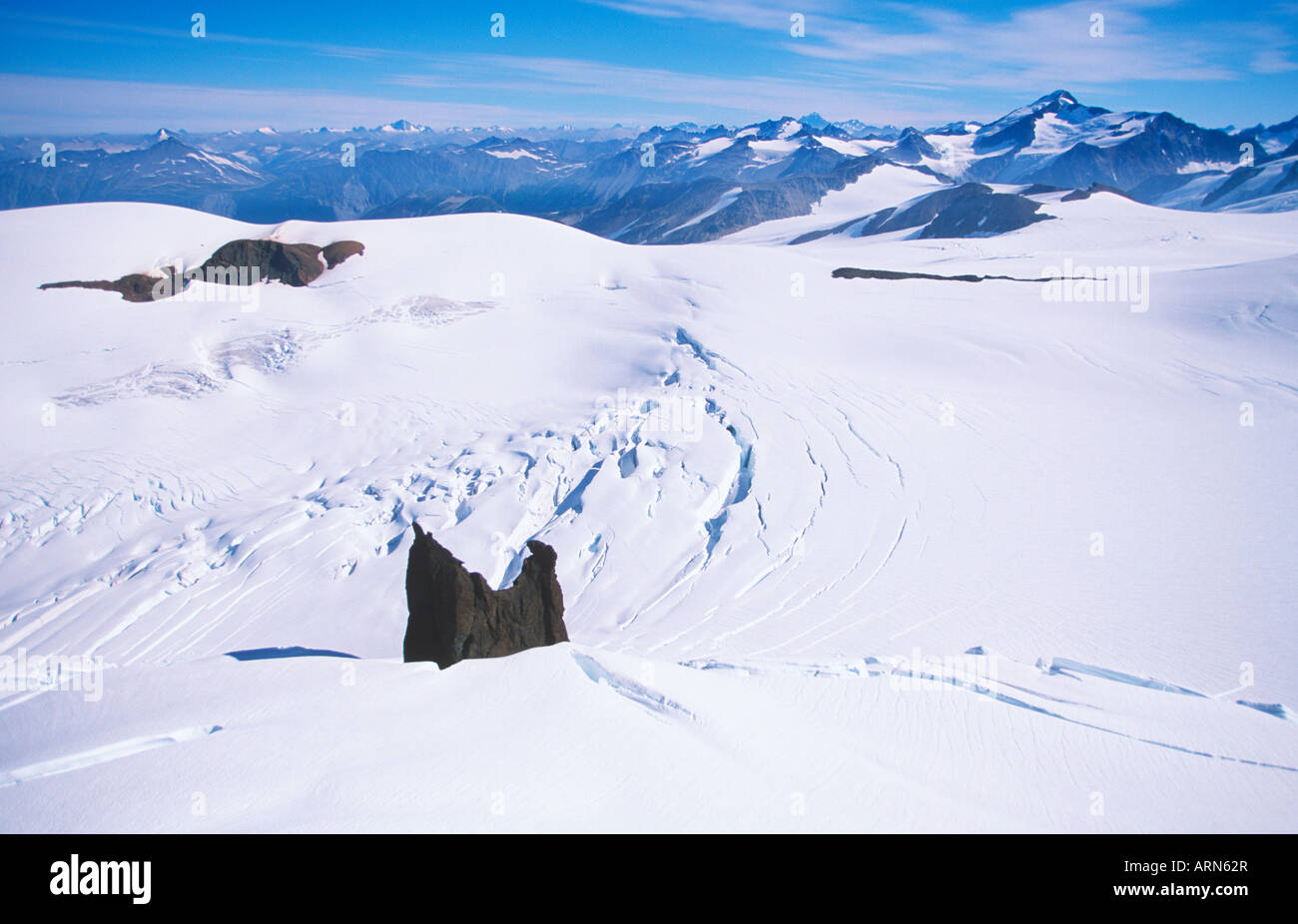 Coast Range, Silverthrone Glacier area 'Thumb of God', British Columbia ...