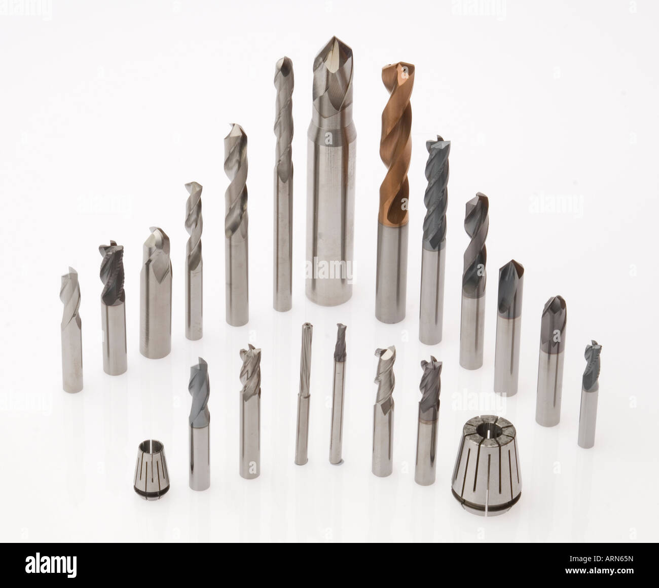 tungsten steel industrial drill machining bits Stock Photo - Alamy