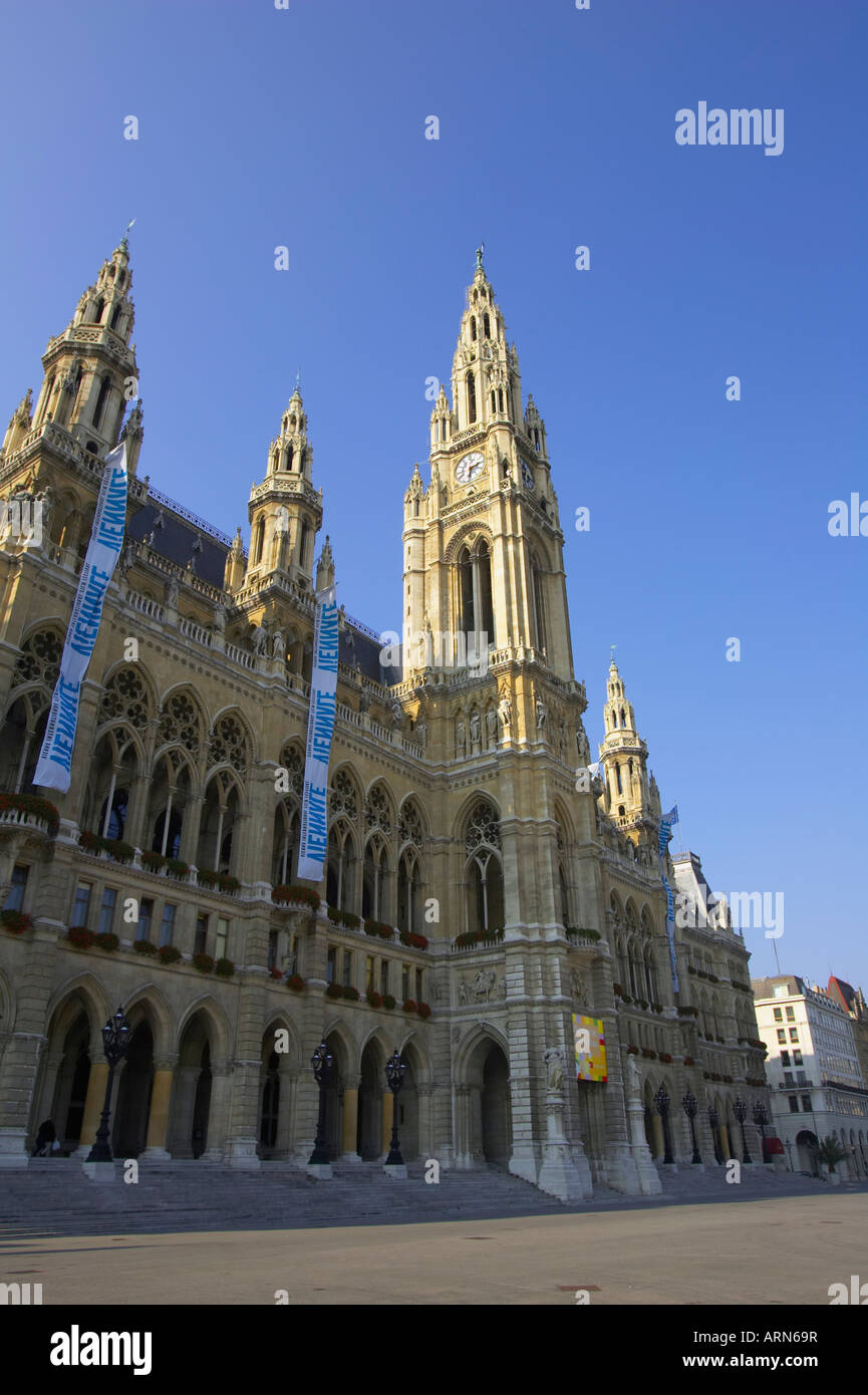 Rathaus Vienna Austria Stock Photo - Alamy