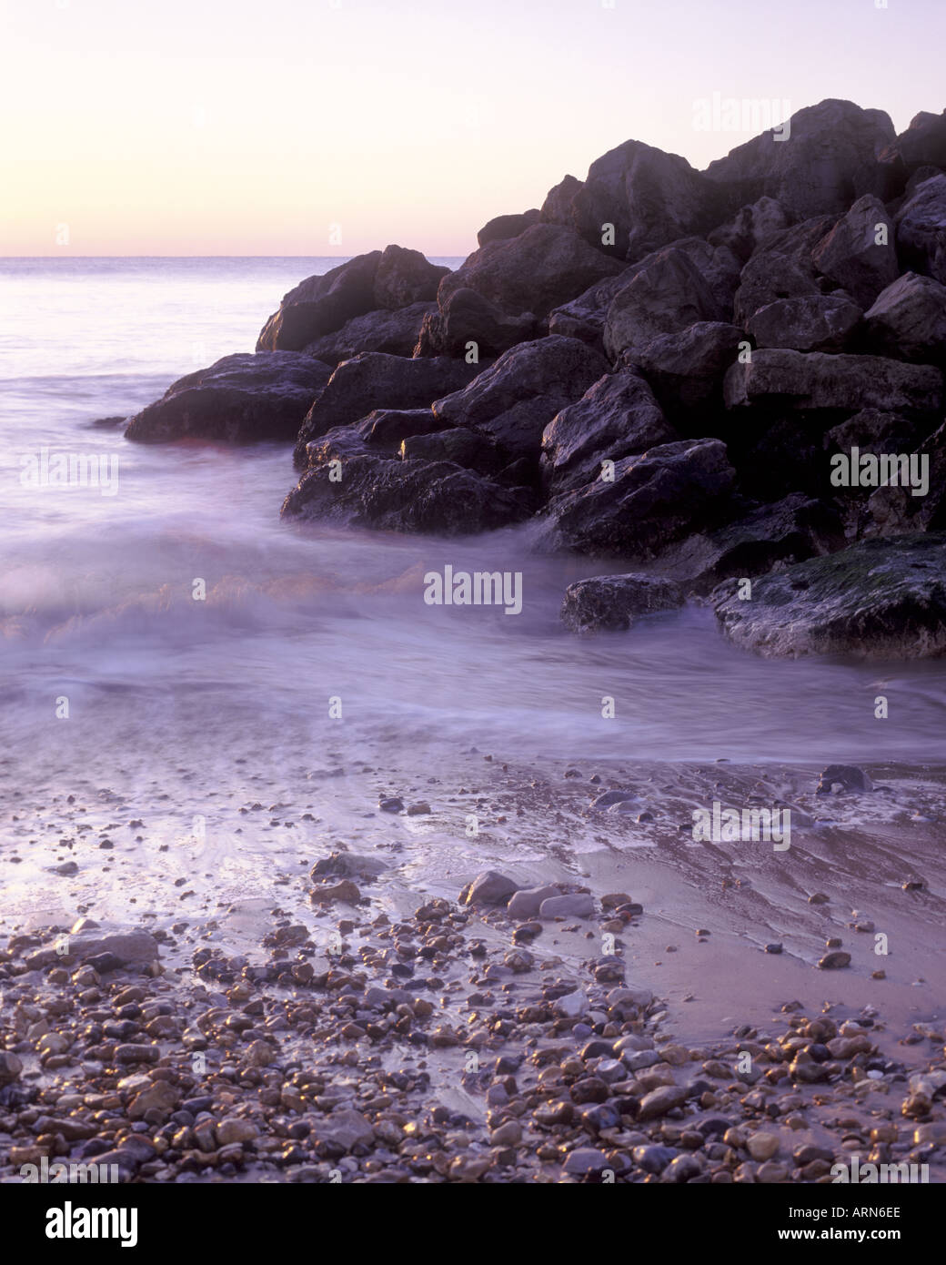 Highcliffe beach Dorset England Stock Photo - Alamy