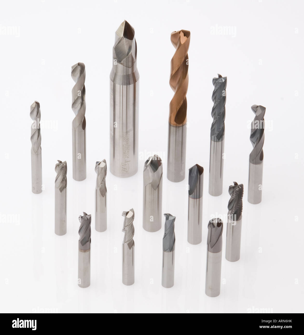 tungsten steel industrial drill machining bits Stock Photo - Alamy