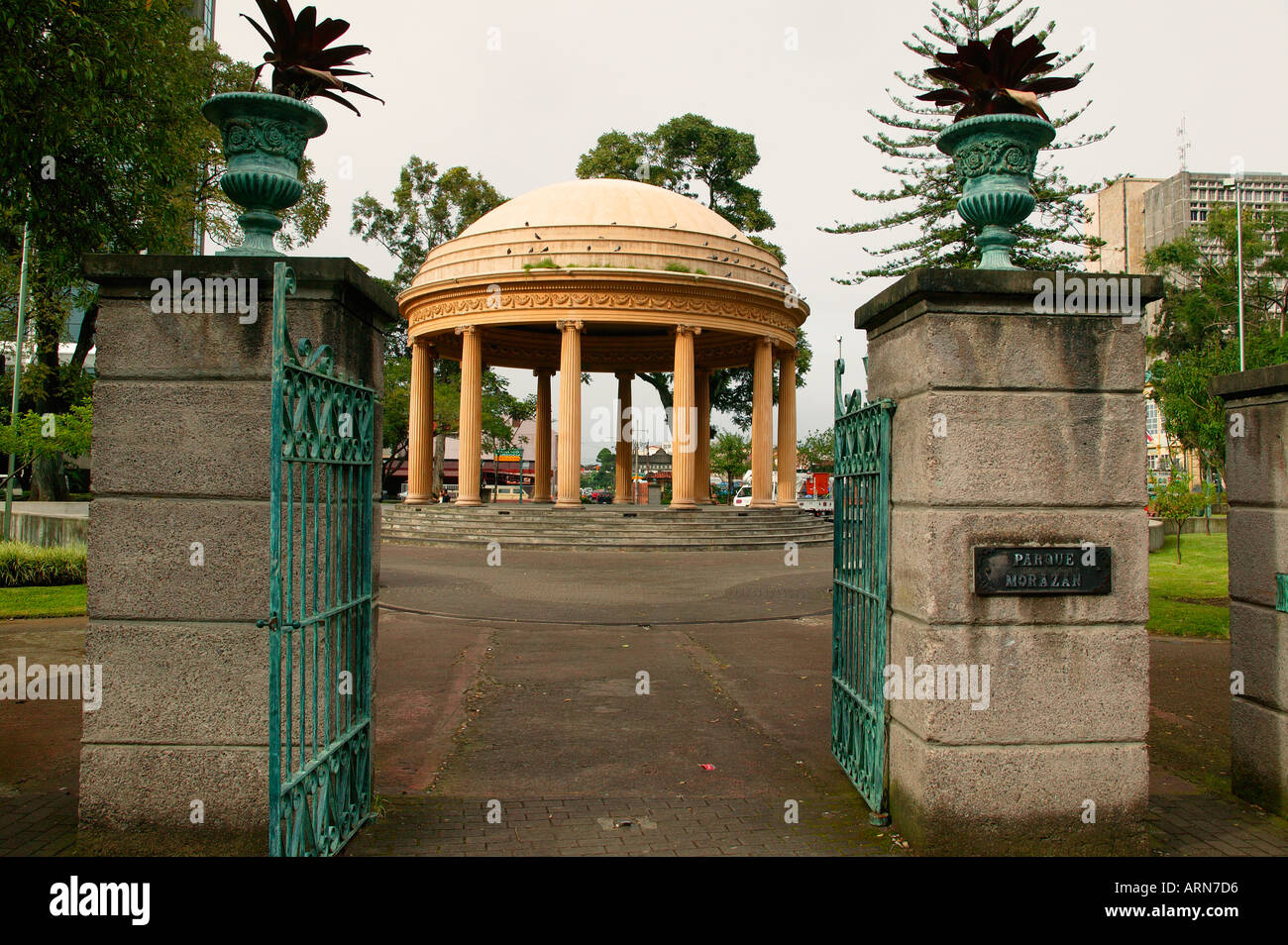 Parque Morazan and National Peace Garden San Jose Costa Rica Stock ...