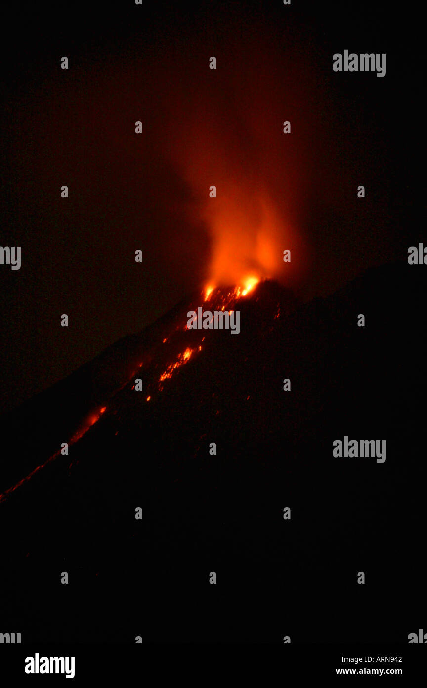 The Arenal Volcano from the Tabacon Hot Spring Resort and Spa Costa ...